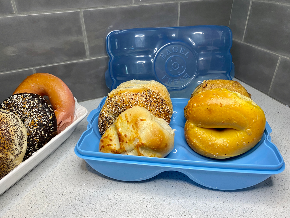 Bagel Fresh Container - 6 Fresh Bagel Keeper & Airtight Storage – Fresh ...